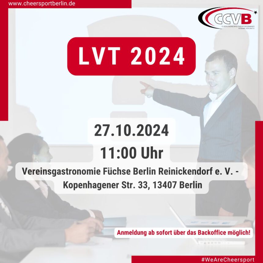 Einladung Landesverbandstag 2024 – CCVB e.V.